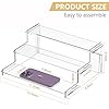 Amazon.com: Acrylic Risers Display Stand, 3 Tier Cupcake Holder, Clear Perfume Organizer Stand ...