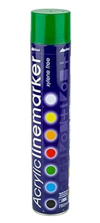 Acrylic Linemarker - Spray Paint - 750ml - Green : Amazon.co.uk: DIY ...