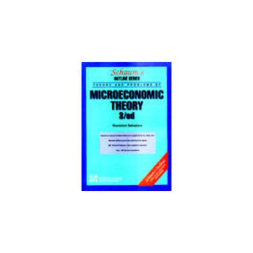 Buy T&p Of Microeconomics Theory 3ed Sos Book Online at Low Prices in ...