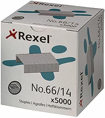 Rexel No.66/8 mm Heavy Duty Staples, For Stapling up to 40 Sheets, Use ...