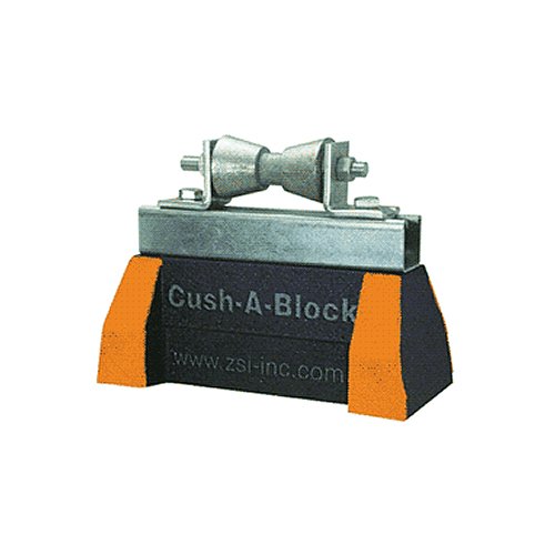 ZSI CBS4PRB-PG Cush-A-Block Supports with Pipe Roller, Pre-Galvanized ...