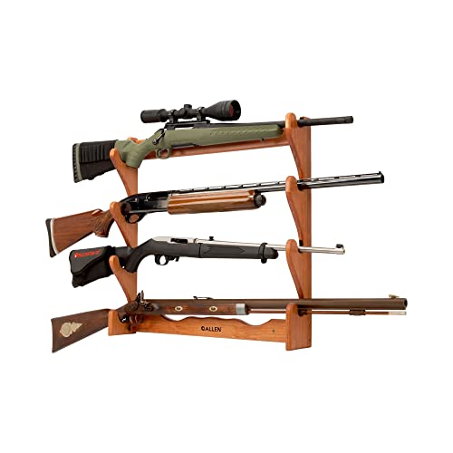 Cabinets & Safes Rustic Pine Wooden 5 Place Vertical Long Gun Rack ...