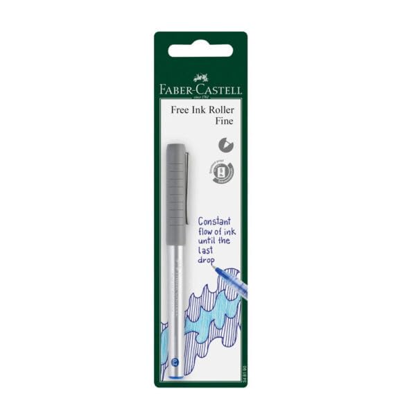Faber-Castell Free Ink 0.7mm Roller Pen – Blue PACK OF 4 : Amazon.in ...