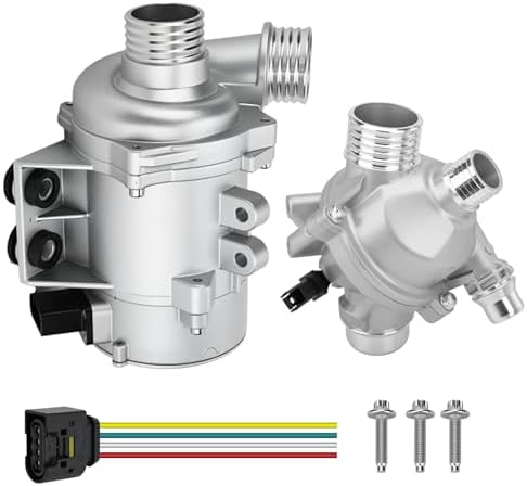 Amazon.com: Water Pump with Thermostat Kit for BMW 328i, 328xi, 325i ...