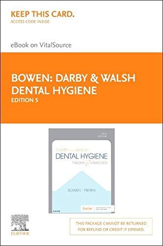 Darby & Walsh Dental Hygiene Elsevier eBook on VitalSource (Retail ...