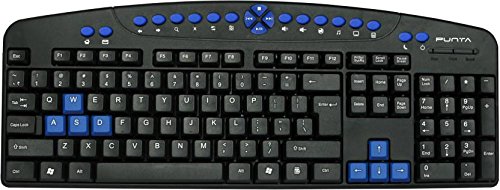 Amazon.in: Buy Punta P-KB52MM Multimedia Wired USB Desktop Keyboard ...