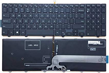 SellZone Replacement Laptop Keyboard for Dell INSPIRON 5558 with ...