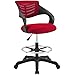 Amazon.com: Modway Thrive Drafting Chair - Tall Office Chair for ...
