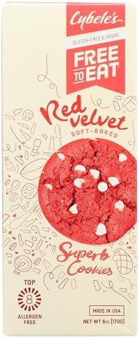 Amazon.com: CYBELES FREE TO EAT Red Velvet Cookies, 6 OZ : Grocery ...