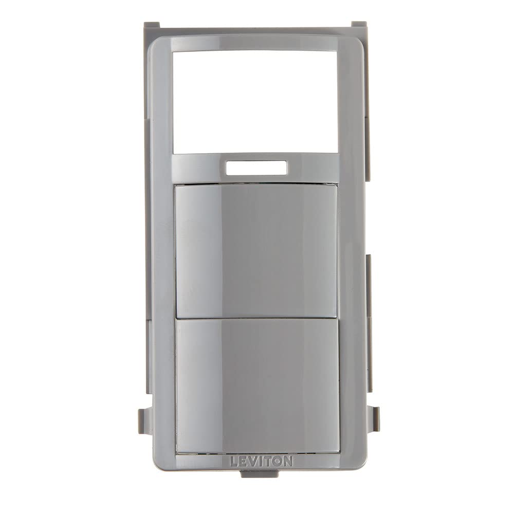 Leviton Combination Motion Sensor and Humidity Sensor Faceplate, Gray ...