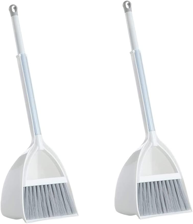 Amazon.com: ANREKEYH Kids Mini Broom and Dustpan Set 2 Pack - Small ...