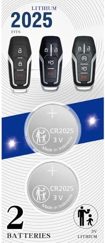 Amazon.com: uuam (2Pack CR2025 2025 Remote Key Fob Battery Replacement ...