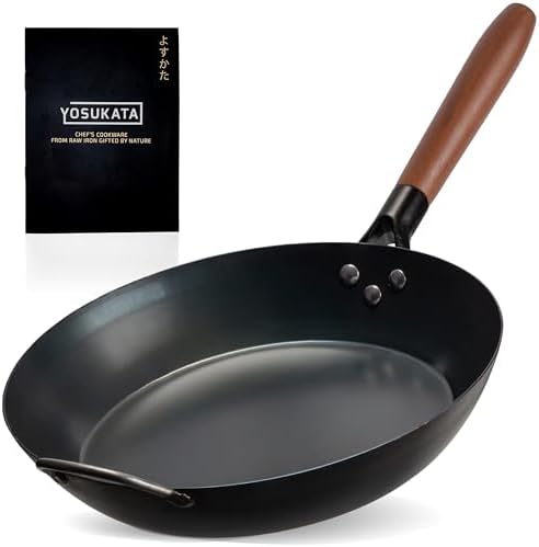 Amazon.com: Cast Iron Frying Pan 11 Inch Nitriding Treatment with ...