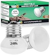 LUCKY HERP Lot de 2 lampes chauffantes UVA pour reptiles et terrariums ...