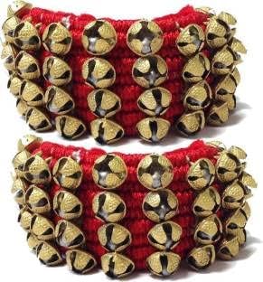 Shah Crafts. Crafts Kathak Dancing Ghungroo Bells Anklet Pair (40+40 ...