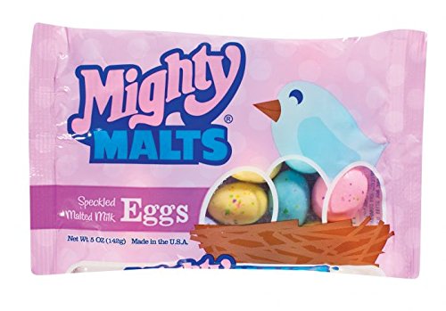 Amazon.com : EASTER CANDY MIGHTY MALTS SPECKLED MALTED MILK EGGS 5 OZ ...