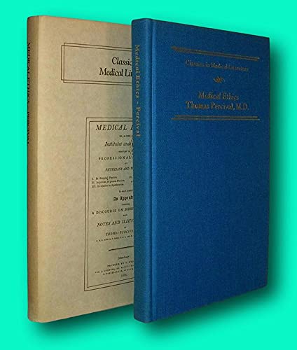 Rare Thomas Percival / MEDICAL ETHICS 1st Edition 1987 [Hardcover ...