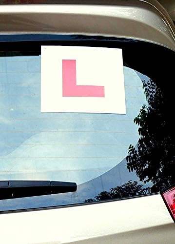 Shopland | L Sign Sticker Plate with White Background for New Learner ...