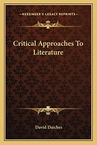 Buy Critical Approaches To Literature Book Online at Low Prices in ...