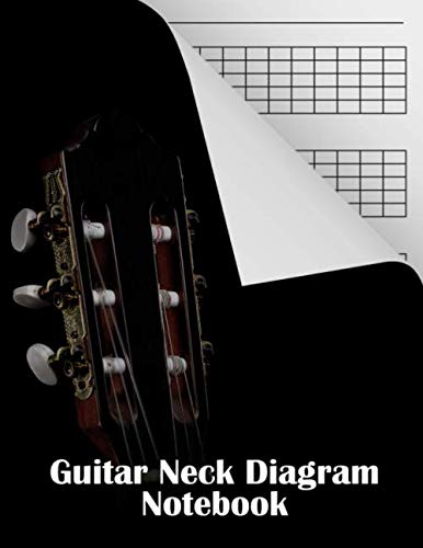 Guitar Neck Diagram Notebook: 120 Pages / Music Paper NoteBook / Guitar ...
