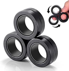 Amazon.com: Finger Rings, 3Pcs Colorful Fidget Toys, Connection Fidget ...