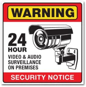 Amazon.com : Surveillance Camera Warning Decal : Electronics