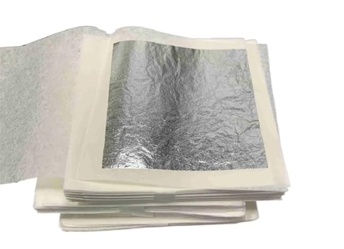 ASK VARK WALA Edible Silver Leaf 99.9% Pure Silver Leaf Varakh Foils ...