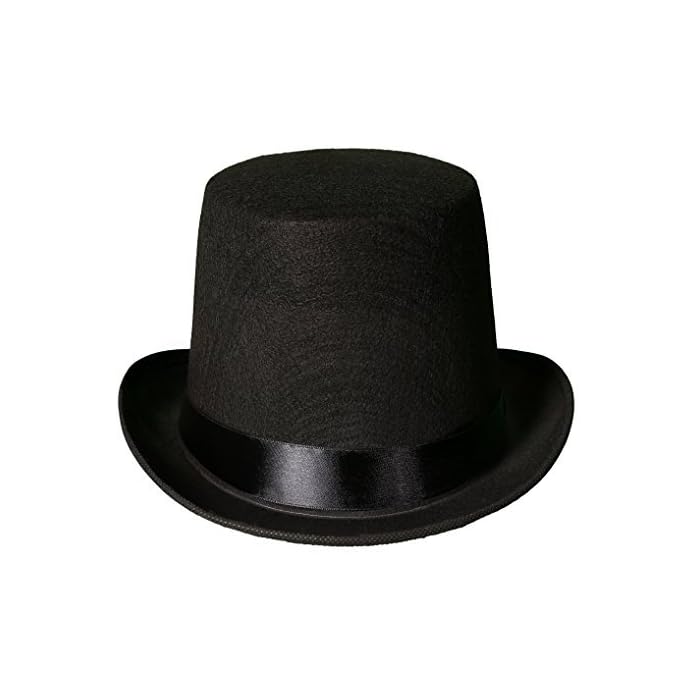 Buy Deluxe Black Top Hat I Stove Pipe Hat Perfect for Ringmaster ...