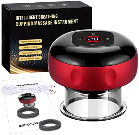 YESPOW Cupping Therapy Set, 4 in 1 Cupping Set with 12 Massage Mode ...