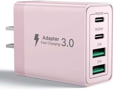 Amazon.com: USB C Charger Block, 40W 4-Port Fast Charging Block USB C ...