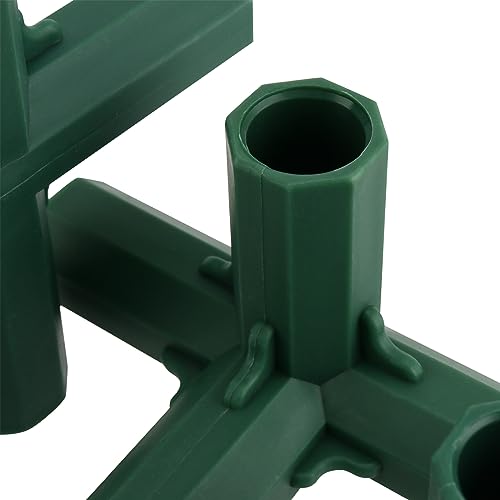 FUNSUEI 24 PCS 4 Types Greenhouse Frame Connectors, Garden Cane Corner ...