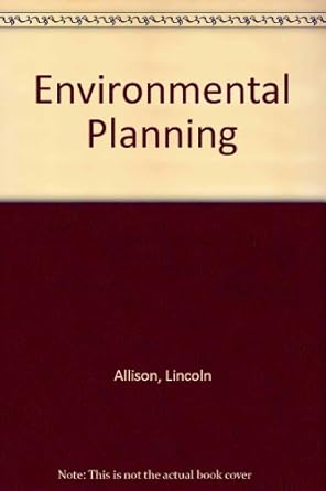 Environmental Planning : Allison, Lincoln: Amazon.in: Books