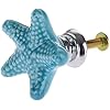 Joyindecor Ceramic Nautical Starfish Drawer Pulls Handles for Seaside ...