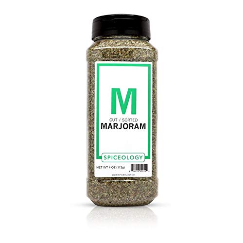 Amazon.com : Marjoram Leaves - Spiceology Dried Marjoram Herb - 4 ...
