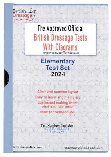 Official Laminated British Dressage Tests with Diagrams: Elementary ...