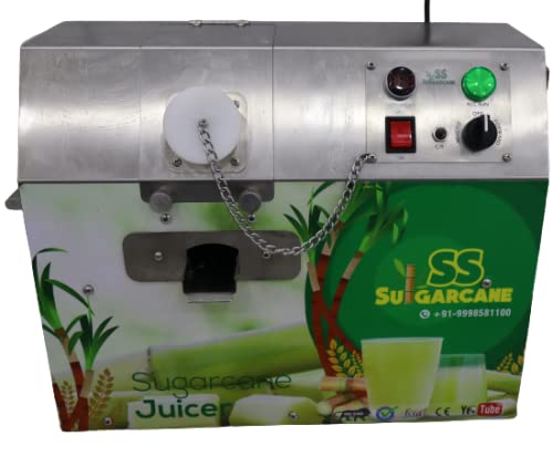 SS SODA MACHINE Sugarcane Juice Machine SS-304 Full Body-Single Phase ...
