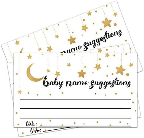 Amazon.com : 100 Baby Name Suggestion Cards, Baby Name Suggestions for ...