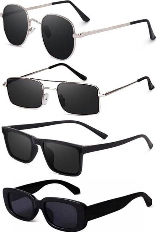 Buy Sheomy Unisex Combo Offer Pack of 4 MC stan Goggles MC stan shades ...