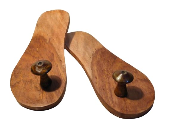 Buy Wooden Cave Slippers Unique Design khadau for Temple Decoration ...