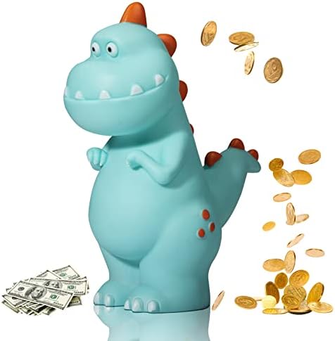 Dinosaur Piggy Bank - Money Box - Kids Money Box - Kids Piggy Bank ...