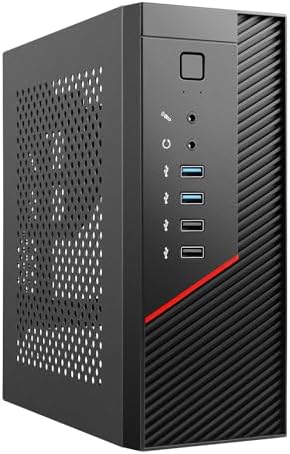 Amazon.com: Mini-ITX HTPC Computer Case, Aluminum Mini HTPC Desktop Computer Chassis, Compact ...