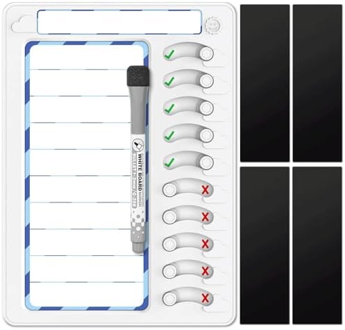 Erasable Chore Chart for Kids, Reusable to Do List Board Portable Memo ...