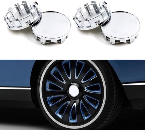 Amazon.com: AOZUO 4 Pcs Hub Caps, 60mm Wheel Center Caps Rim Hub ...