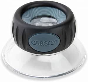 Amazon.com: Carson LumiLoupe Plus 17.5x Power Stand Loupe Magnifier ...