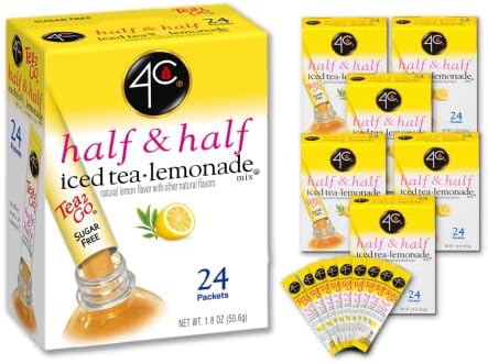 Amazon.com : 4C Powder Drink Mix Packets, Iced Tea Variety 1 Pack, 44 ...