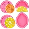 Amazon.com: Lemon Fondant Molds 4 Pcs, Summer Orange Fruit Chocolate ...
