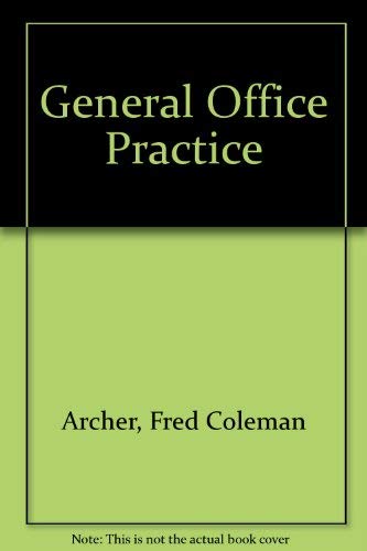 General office procedures: 9780070021617: Amazon.com: Books