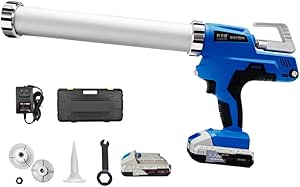 Amazon.com: 21V Battery Powered Caulk Gun Cordless Caulking Gun ...