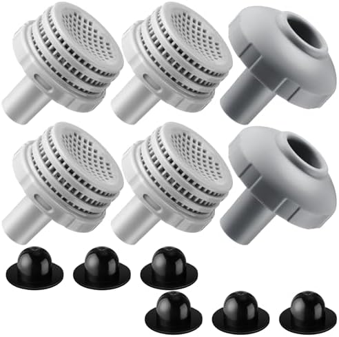 Amazon.com: Pushglossy 2 Sets Swimming Pool Water Jet Connectors ...