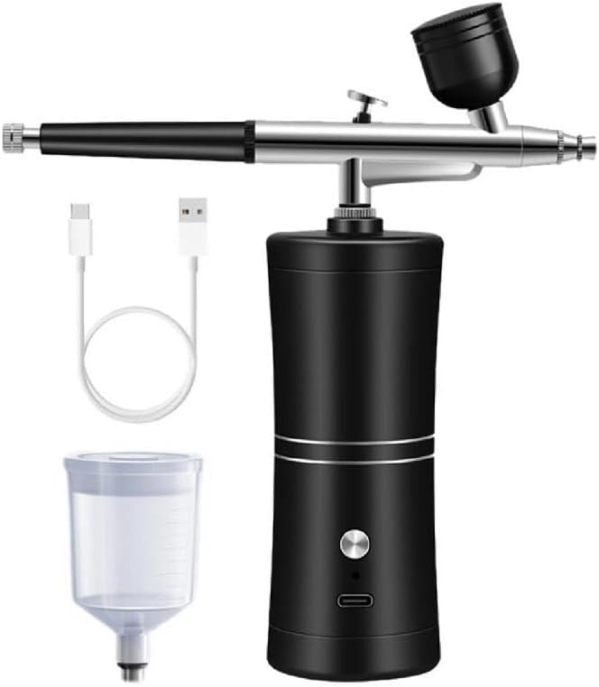 Amazon.com: Upgraded Makeup Machine Air Brush Guns Sprayer Rechargeable ...